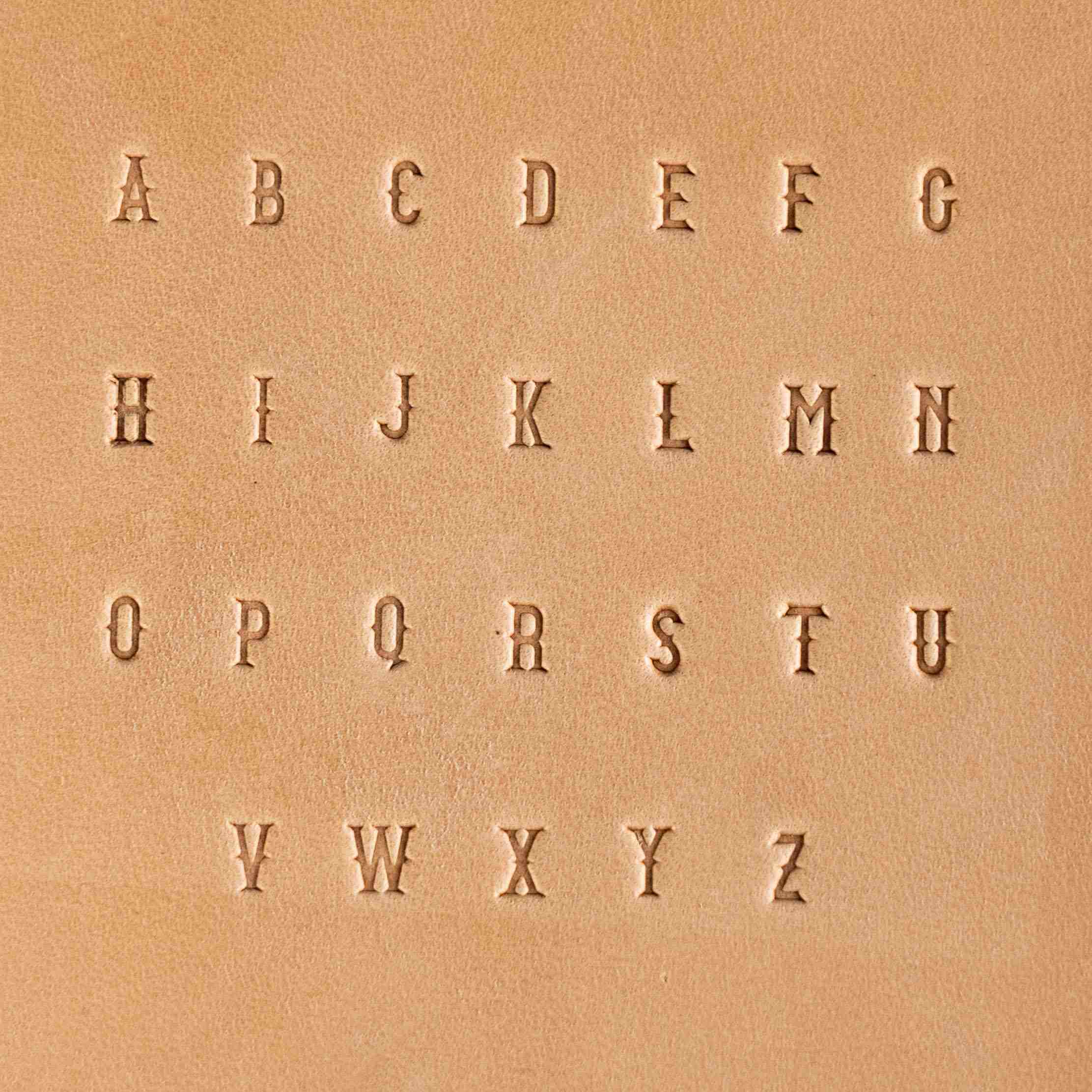 Alphabet Leather Stamps – StampLeatherCo